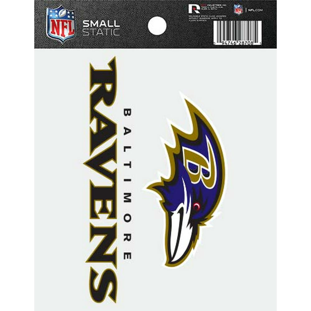 Ravens Small Static Cling - Walmart.com - Walmart.com