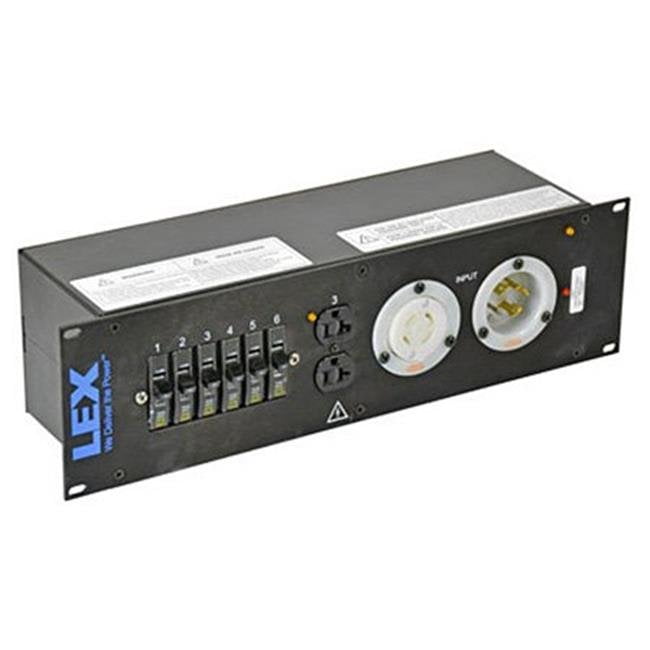 Lex Products LEX-PRM3IN-9CC 3RU Rack Mount Power Distribution - Walmart.com