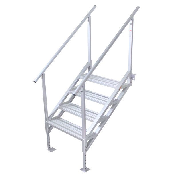 Extreme Max 3005.4251 Jumbo-Tread Universal Mount Dock Stairs with ...