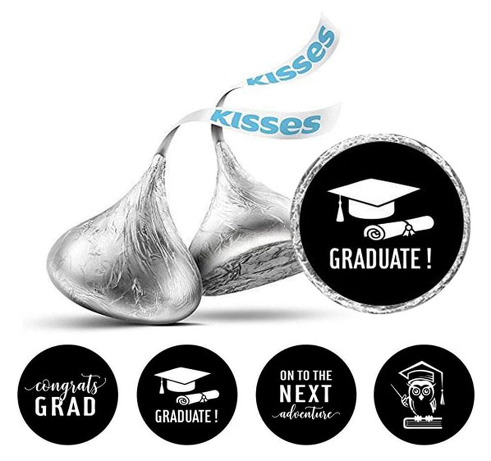 Darling Souvenir 190 Pcs DIY Candy Chocolate Labels Graduation Theme ...