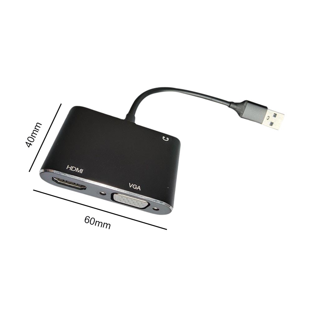 Adaptador de audio Jack Dock Hub Jack 3.5 USB C Adaptador VGA Dock Hub ...