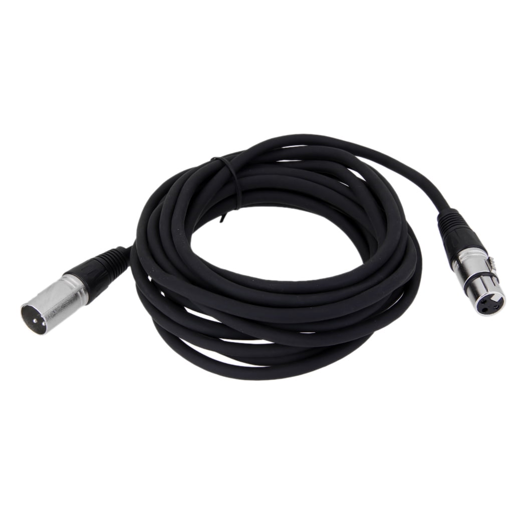 Cable de Extensión de Sonido Para Micrófono Apantallado XLR 0.5m ...