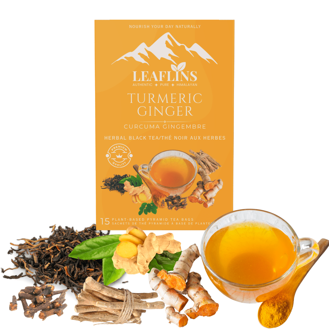 Click here for Leaflins Turmeric Ginger Black Tea Bags (Pack Of 2... prices