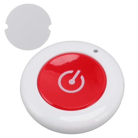 Round Remote Control, Compact Button Design White Red Built In Battery ...