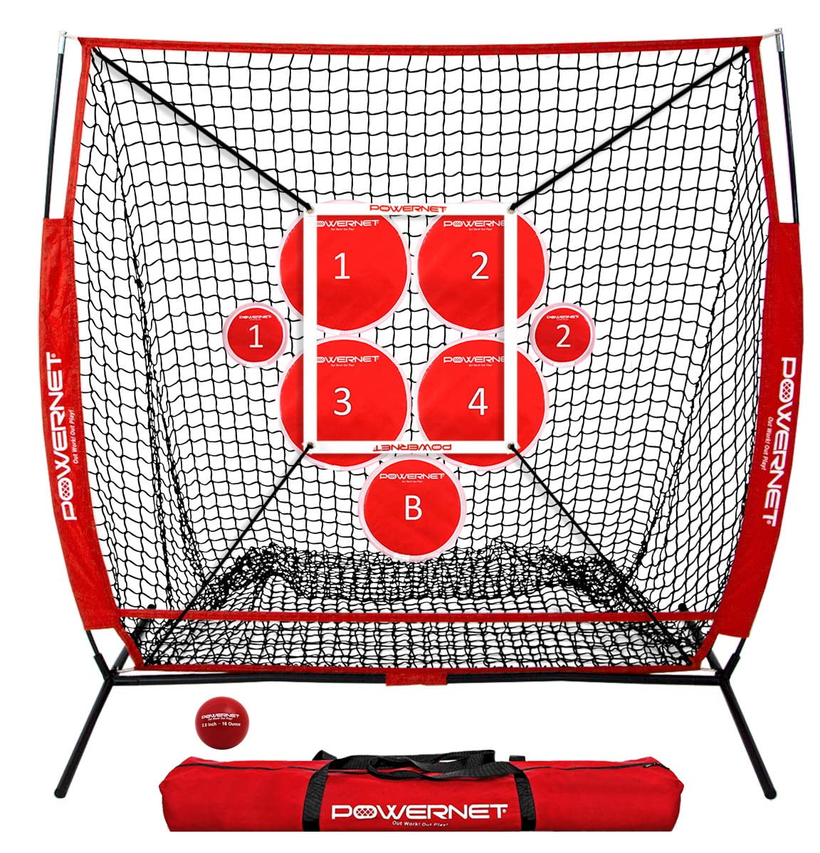 PowerNet Pitching Bundle - Practice Net, Pitch Perfect Target System ...