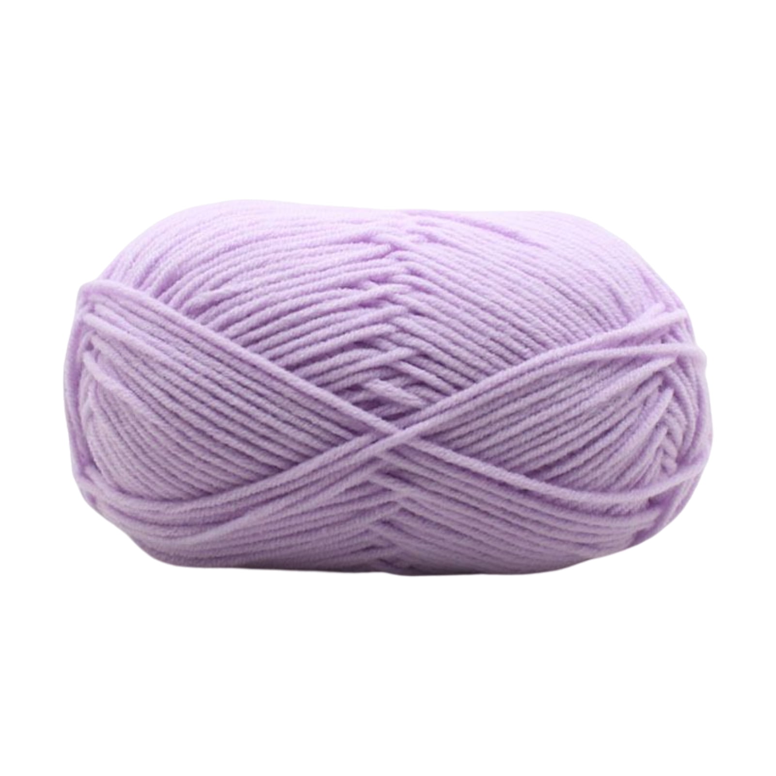 Knitting Wool Yarn Professional Ultra Soft Needlework DIY 4Ply Milk ...