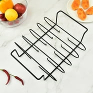 AURIGATE Rib Rack for Smoking - BBQ Rib Rack Gas Charcoal Smoker ...
