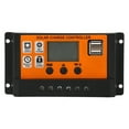 Solar Charge Controller LCD Display 3 Stage Management Solar Panel ...