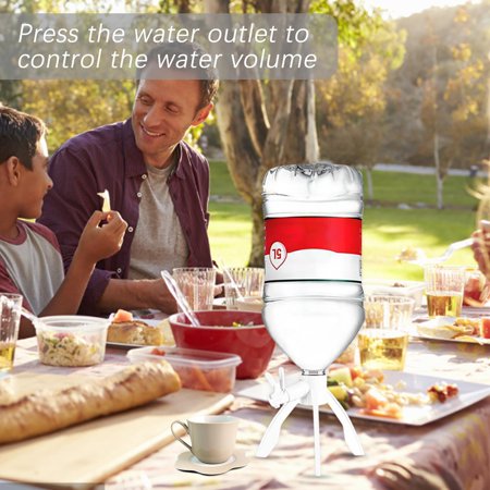 Peggybuy 1 Gallon Water Inverted Dispenser - Drinking Water Bottle ...