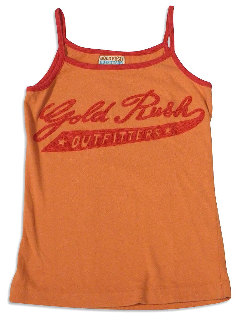 Gold Rush Outfitters - Little Girls Tank Top 25981-4 (orange) - Walmart.com