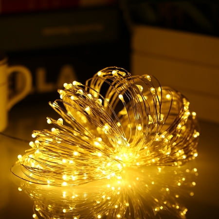 LEDs Solar Powered Energy Copper Wire Fairy String Light Lawn Lamp with ...