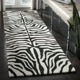 SAFAVIEH Soho Allyse Striped Wool Runner Rug, Black/White, 2'6" x 14 ...
