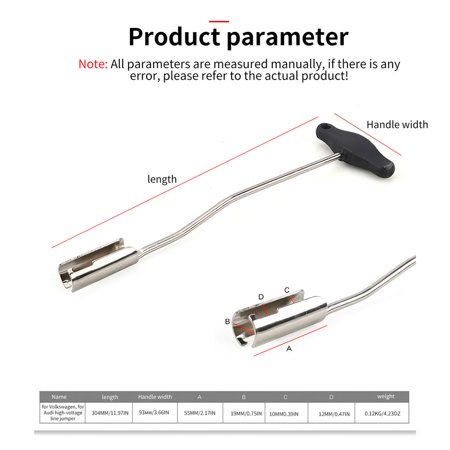 Spark Plug Wire Puller Widely Compatible Spark Plug Cable Wrench Easy ...