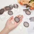 20pcs Pendant Trays Kit 10pcs Oval Blank Bezel Pendant Settings 10pcs ...