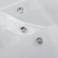 54W x 78H Stall Shower Curtain Liner Silver Gray - Waterproof ...