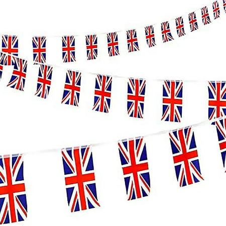 Platinum Jubilee Bunting Banner Queen's 70th Union Jack Flag 30 Flags ...