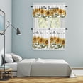 Rustic Farmhouse Kitchen Curtains Set for Windows, Hello Summer ...