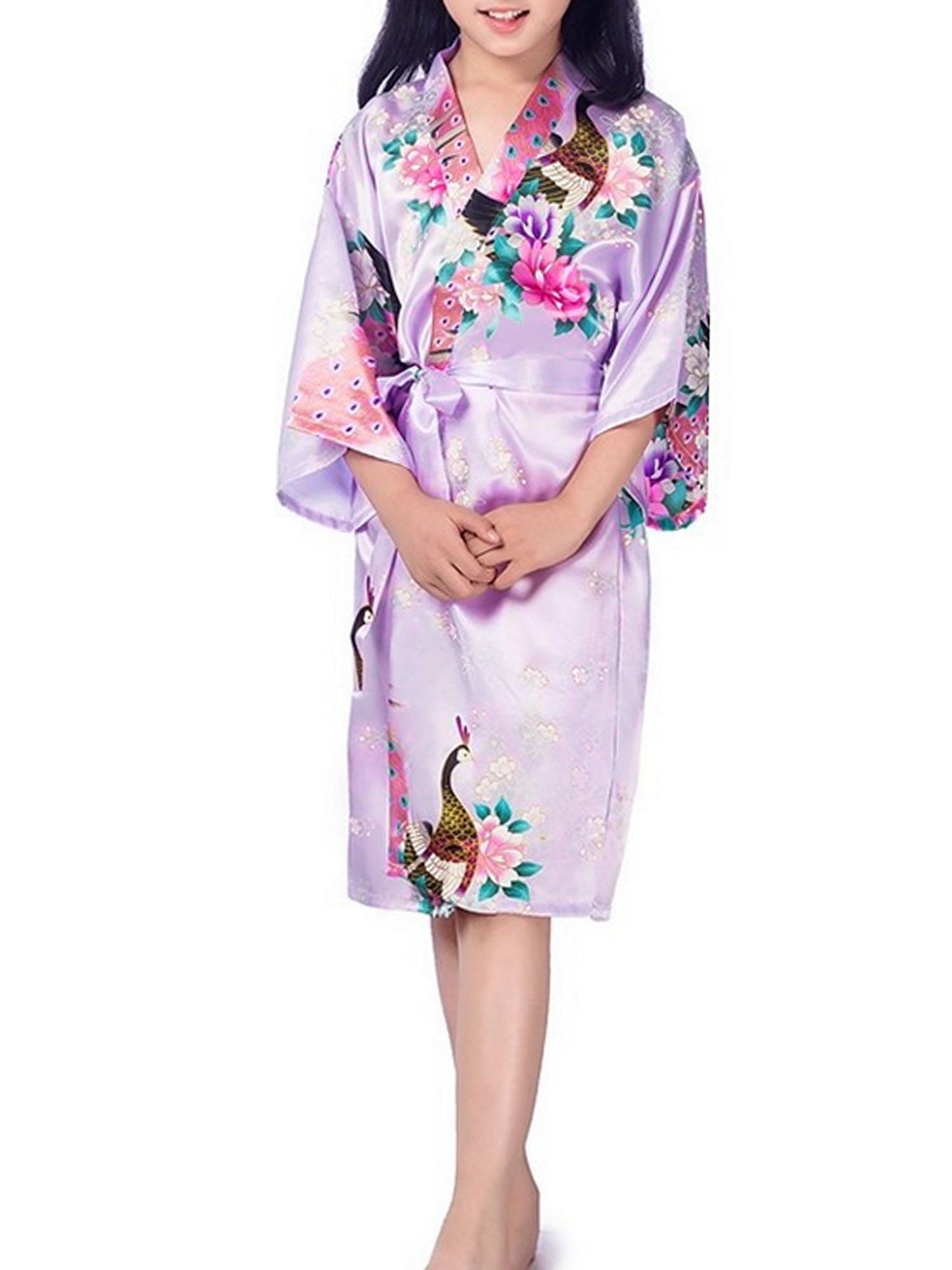 Girls Robes, Floral, Sizes 2T-14, Flower Girl Robes, Spa Party ...