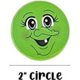 Holiday Faces Freshie Cardstock 2 Rounds Circle 24 Pack Snowman, Grinch ...
