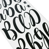 12 Pack: Black Hand Letter Alphabet Stickers by Recollections ...