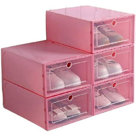 Clamshell Shoe Storage Container Shoe Storage Box Transparent Shoe Box ...