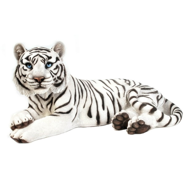 WHITE TIGER LAYING DOWN STATUE - Walmart.com - Walmart.com