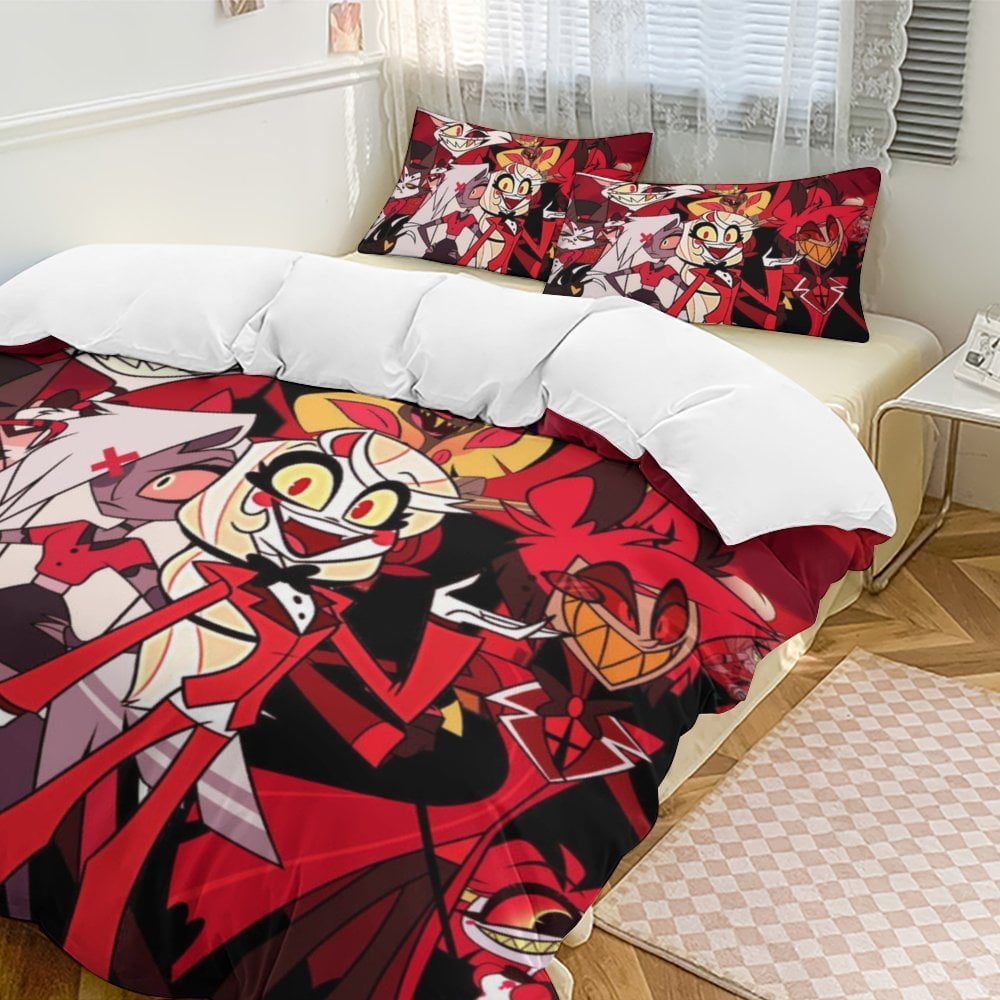 Click here for Yingd Hazbin Hotel 3-Piece Bedding Set Soft Warm A... prices