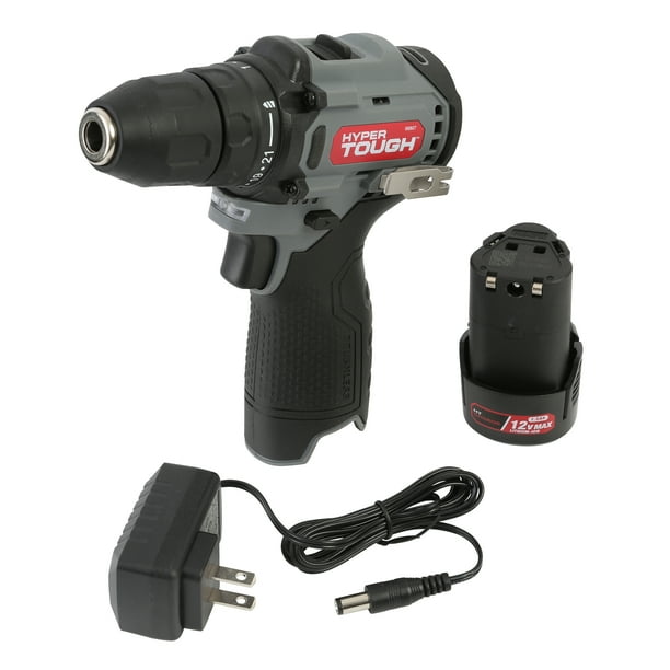 Hyper Tough 12V Max* Lithium-Ion Cordless Brushless 2-Speed 3/8-inch ...