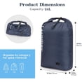 Travel Laundry Bag, Vacuum Compression Dirty Clothes Waterproof Wet/Dry ...
