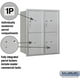 Salsbury 3710D-4PARP 37. 5 in. Recessed Mounted 4C Horizontal Mailbox ...