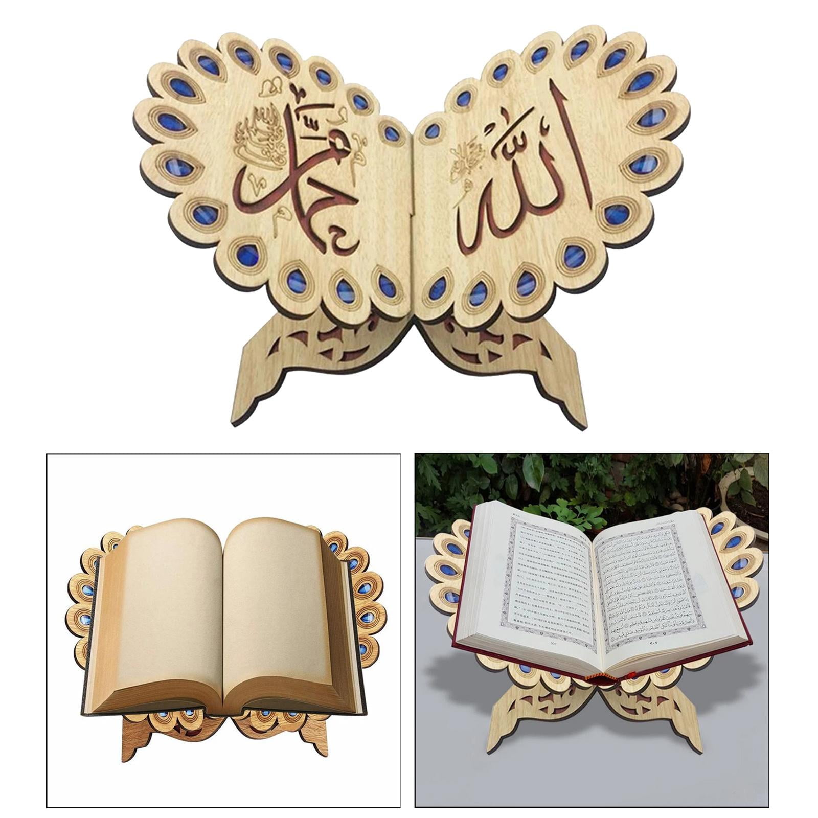 Wooden Book Holder Bible Book Shelf Home Decoration Display Stand ...