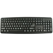 104KEY USB KYBD BLACK LARGE L-SHAPED ENTER KEY - Walmart.com
