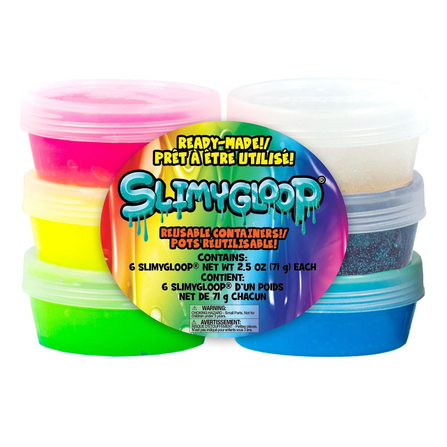 Click here for Ready-Made Slimygloop  6 Containers prices