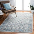 SAFAVIEH Brentwood Mide Floral Geometric Area Rug, 3' x 5', Ivory/Blue ...