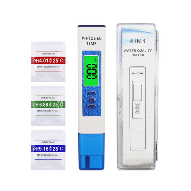 ckepdyeh PH Test Pen 4 in 1 High-Sensitivity Probe TDS/TEMP Pen ...