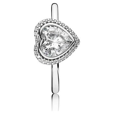 Pandora Sparkling & Polished Lines Ring Rose Gold 180919CZ-5 With Gift ...