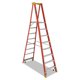 FiberGlass Pro 300 lbs. Capacity 14 ft. Platform Ladder - Orange ...