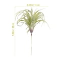 BESTYASH 1Pc Artificial Bromeliad Green Simulation Plant Hanging Decor ...