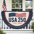 1776 2026 America 250th Anniversary Flag, Modern Minimal USA 250 ...