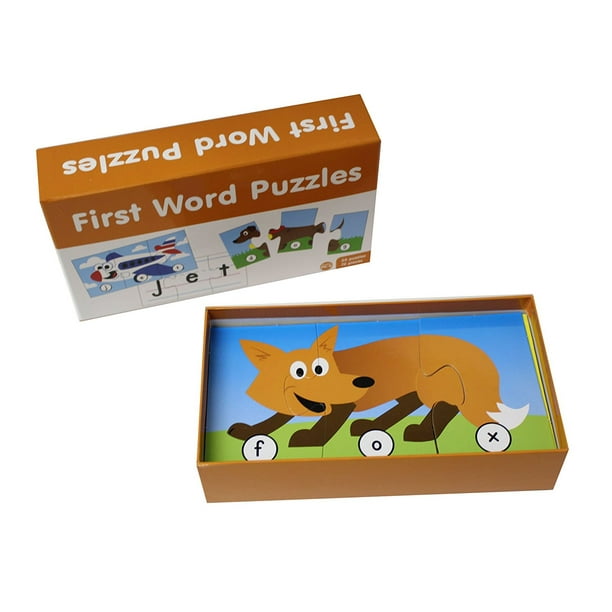 First Words Puzzle - Language Arts Teacher Supply - CVC Words ...