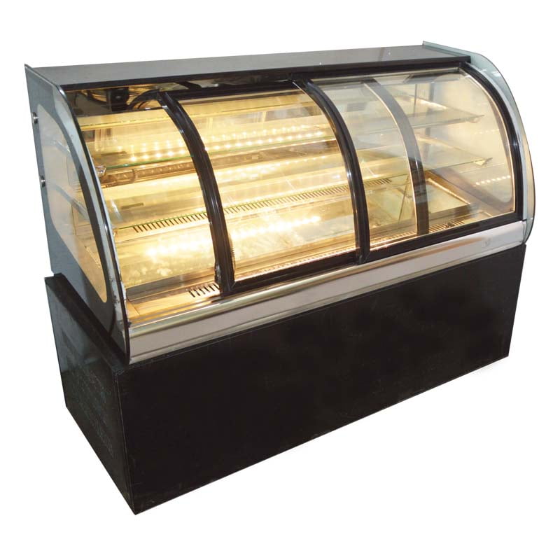 INTSUPERMAI Commercial 47" Pie Display Case Refrigerator Cake Showcase ...
