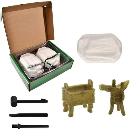Dig Kit for Kids, Gem Excavation Set with Digging Tools, Bronze ...