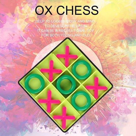 Parent-Child Interaction Leisure Board Game OX Chess Funny Developing ...