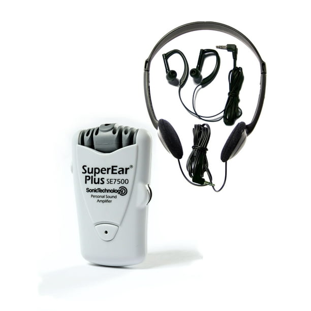 SuperEar Plus SE7500 Personal Sound Amplifier by Sonic Technology with ...