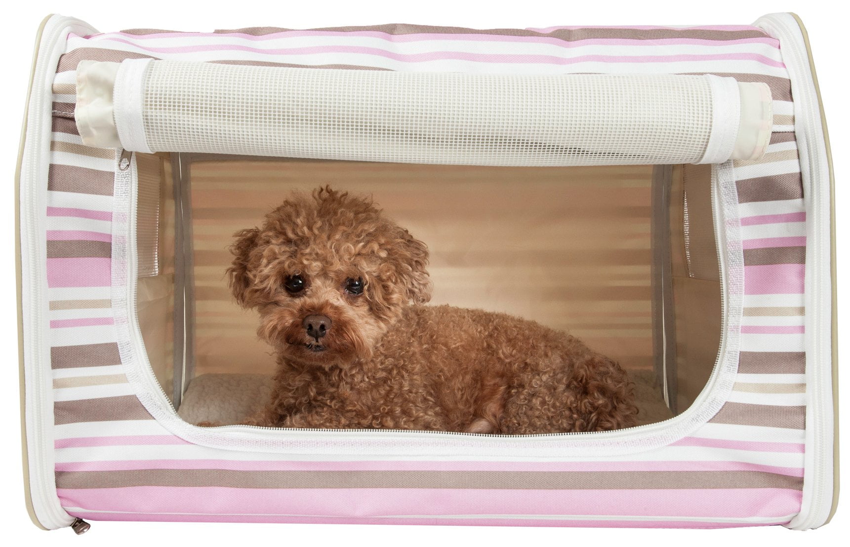 Folding Zippered Lightweight Wire-Framed Easy Folding Pet Crate ...