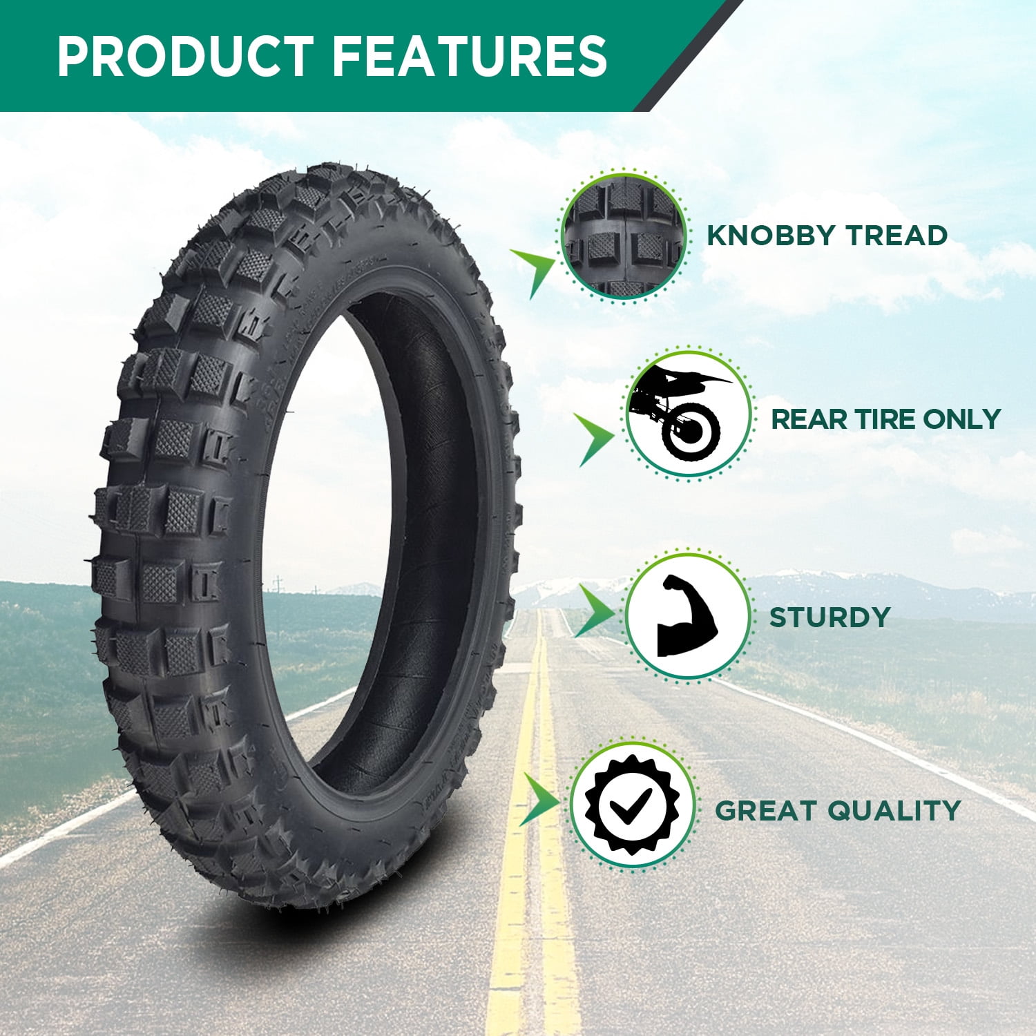 Bike Tire Tread Texture