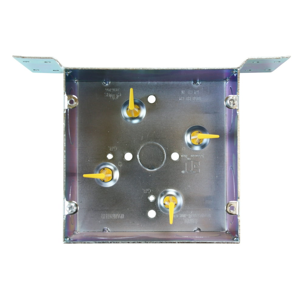 Randl T-55057 5 Square Telecommunications Outlet Box Cable Organizer ...