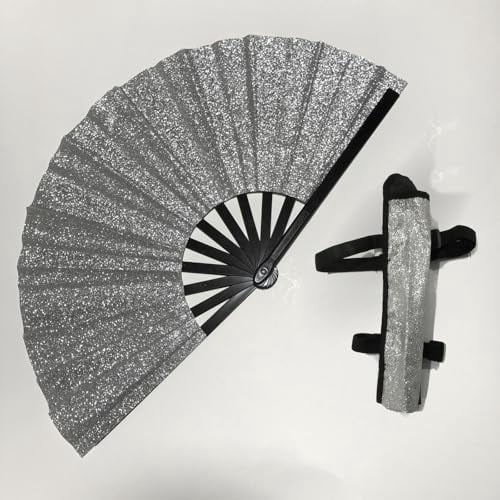 Boots on The Ground Hand Fan,Large Holographic Hand Fan Foldable ...