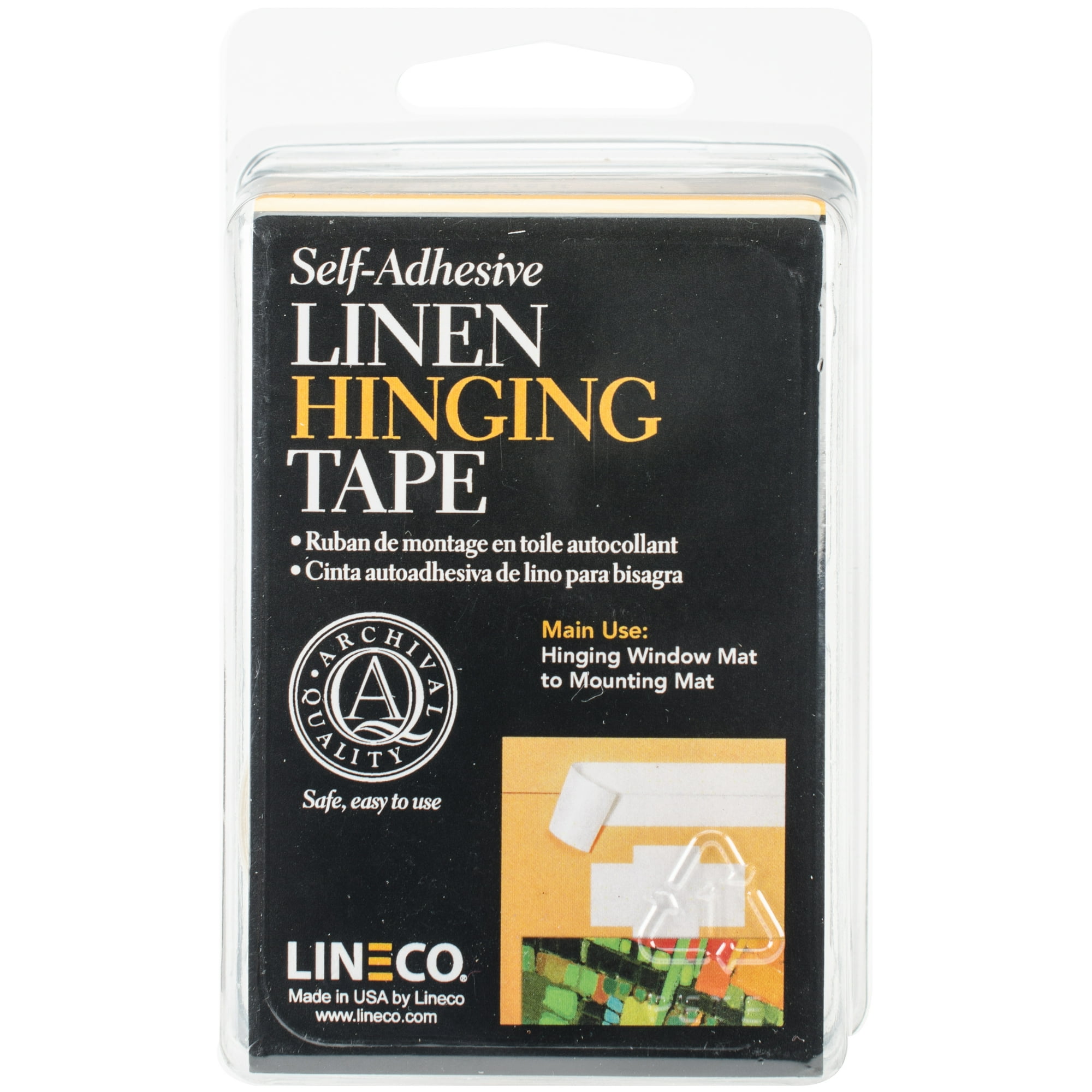 Click here for Lineco Self-Adhesive Linen Hinging Tape-White 1.25... prices