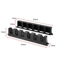 1 Set Fishing Rod Holder Adjustable 6 Slots Vertical Hanging Angling ...